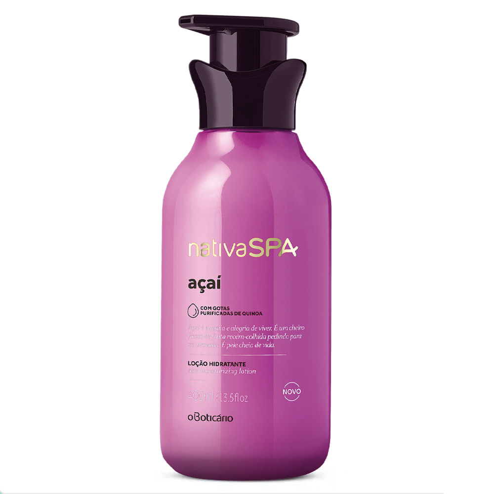 Nativa SPA Loción Hidratante Corporal Açaí, 400ml